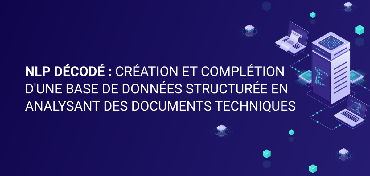 NLP décodé : création et complétion d'une base de données structurée en ...